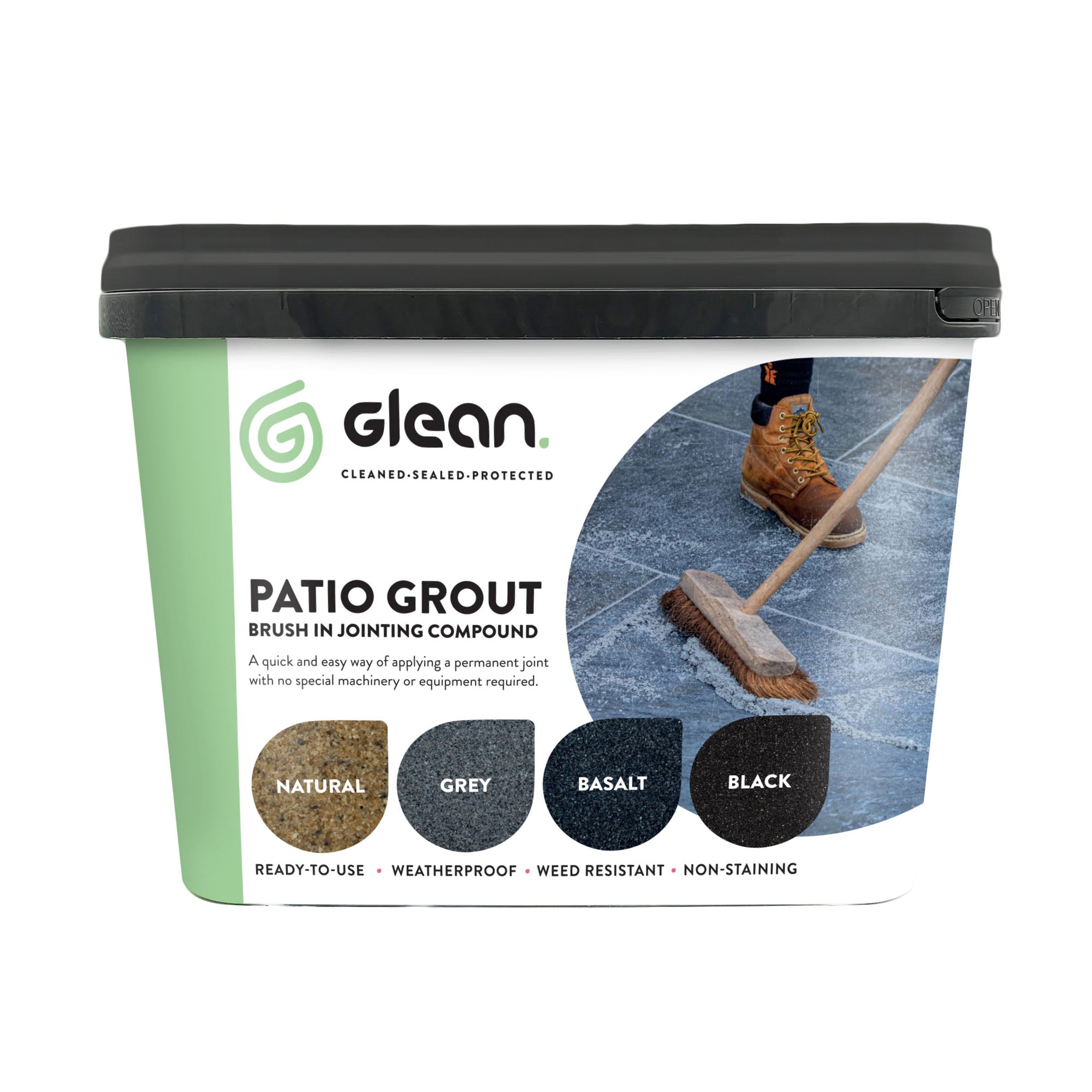 Patio Grout - Brush In Jointing Compound | GLEAN — GleanUK