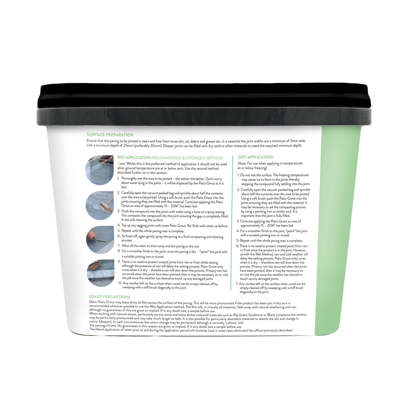 Patio Grout - Brush In Jointing Compound | GLEAN — GleanUK