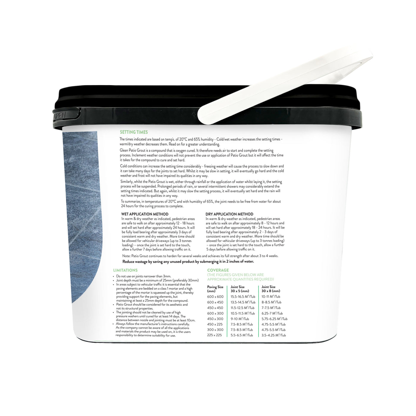 Patio Grout - Brush In Jointing Compound | GLEAN — GleanUK