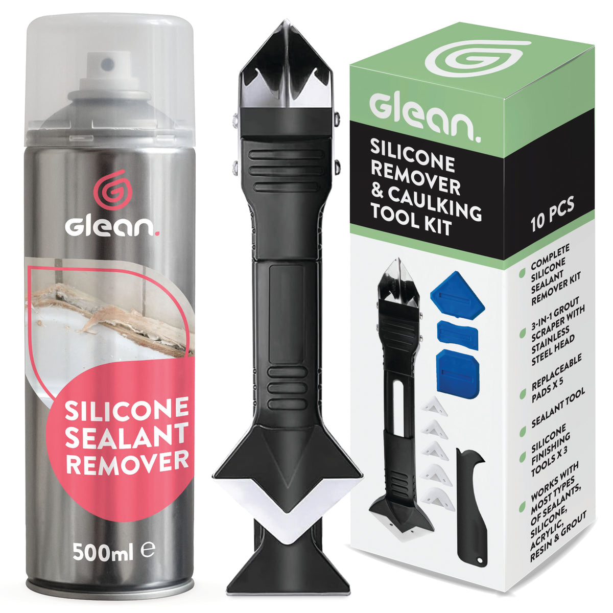 Silicone Sealant Remover Spray | 500ml | GLEAN — GleanUK