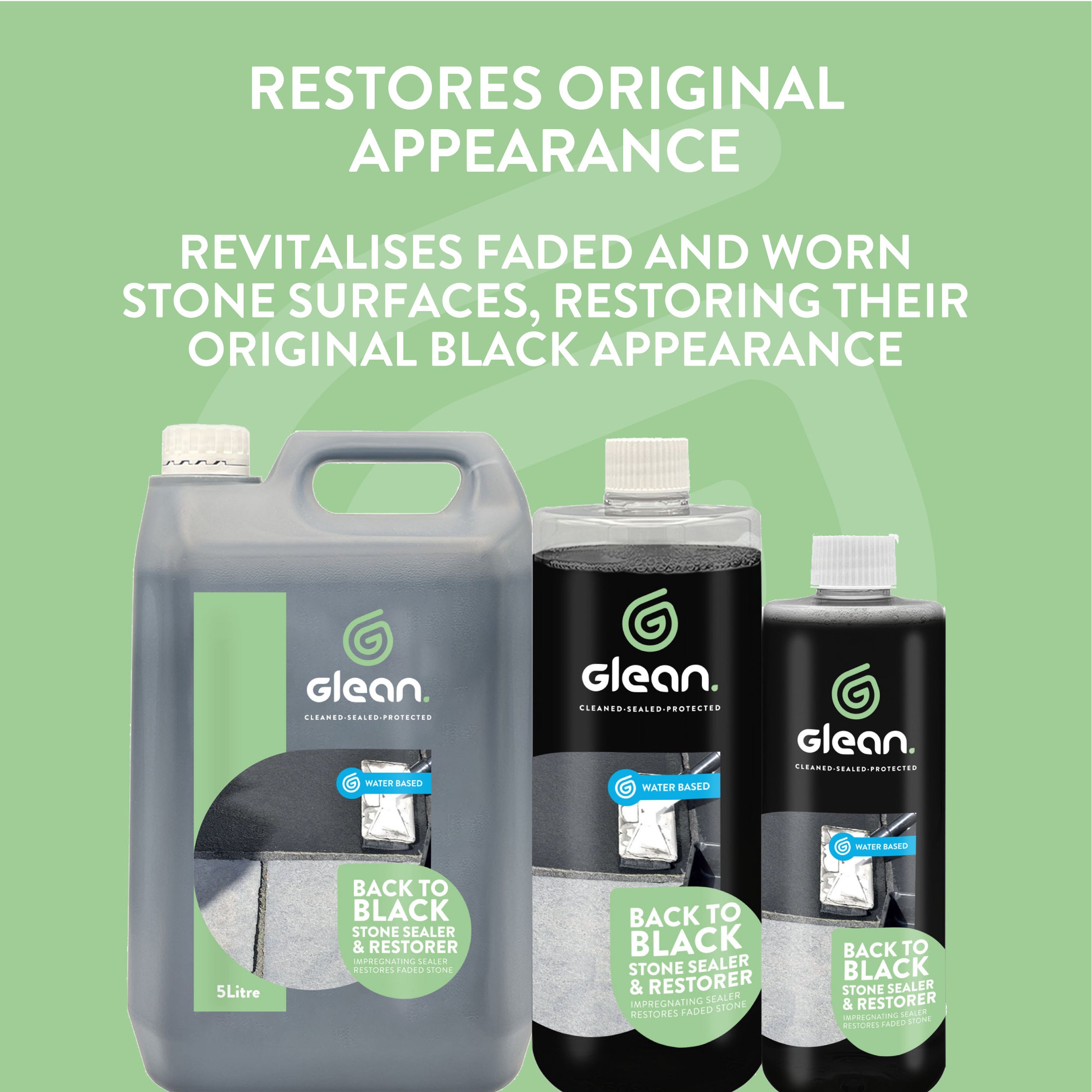 Black Stone Restorer & Sealer | Restores Faded Black Limestone, Slate ...