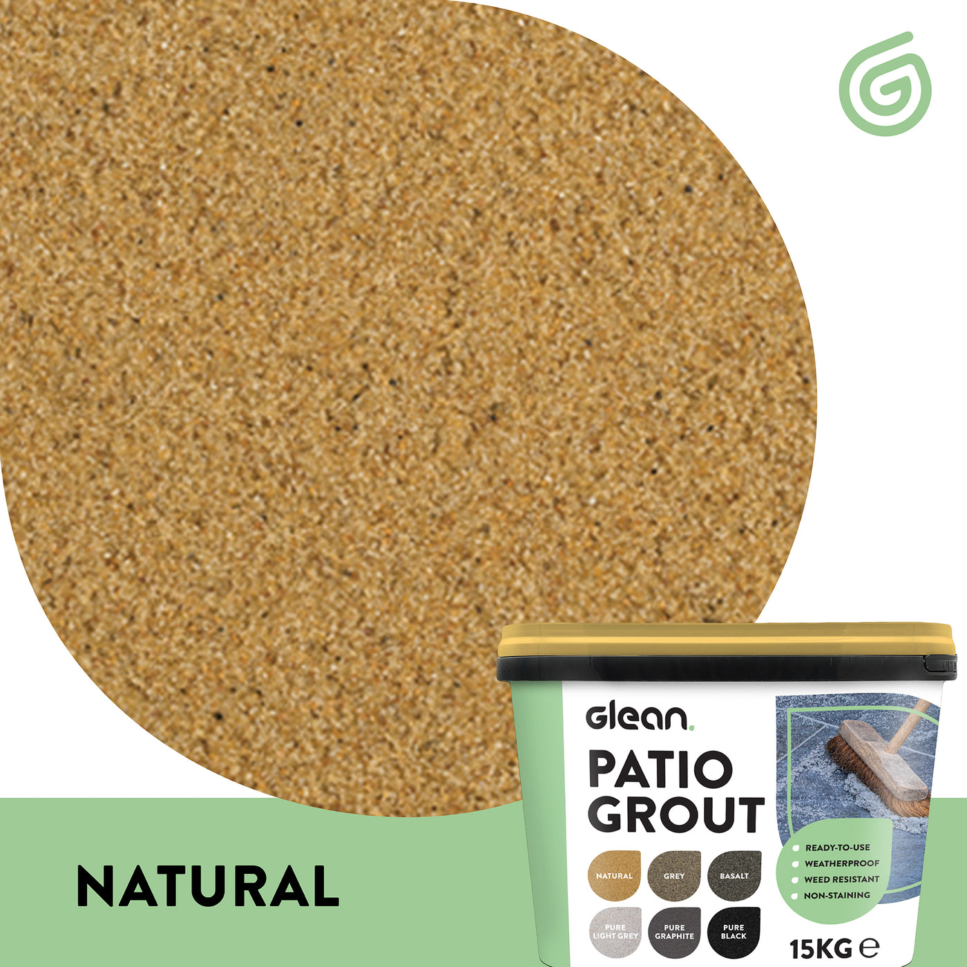 Patio Grout - Brush In Jointing Compound | GLEAN — GleanUK