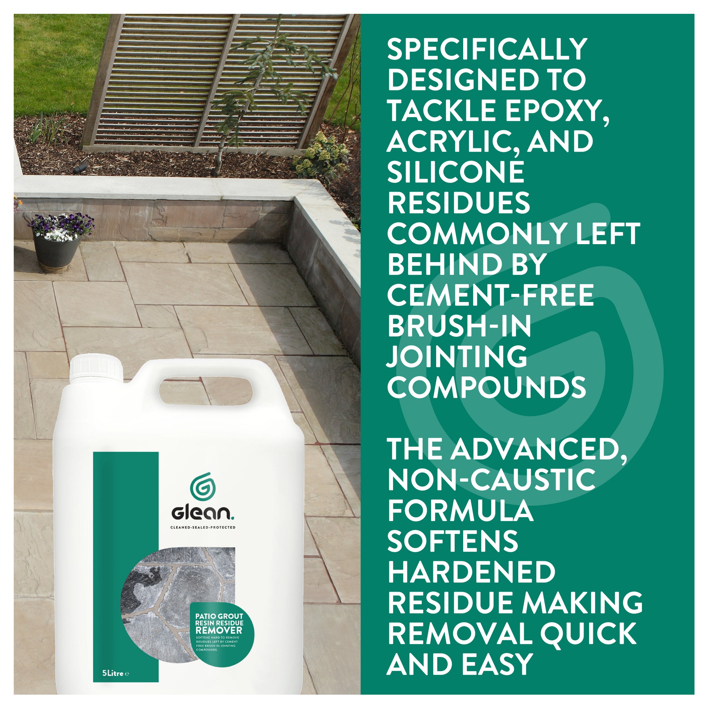 Patio Grout Resin Residue Remover | GLEAN — GleanUK