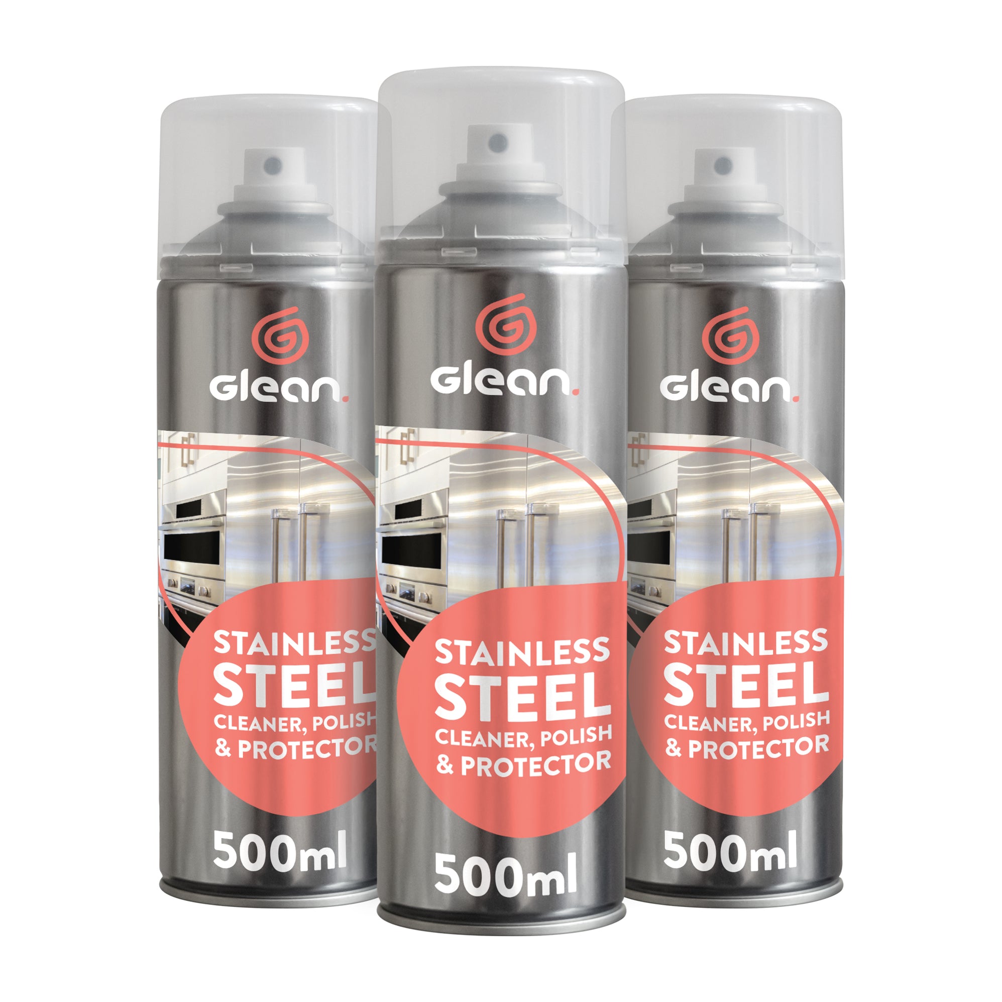 Stainless Steel Cleaner & Polish Spray | 500ml Aerosol | Streak-Free S ...