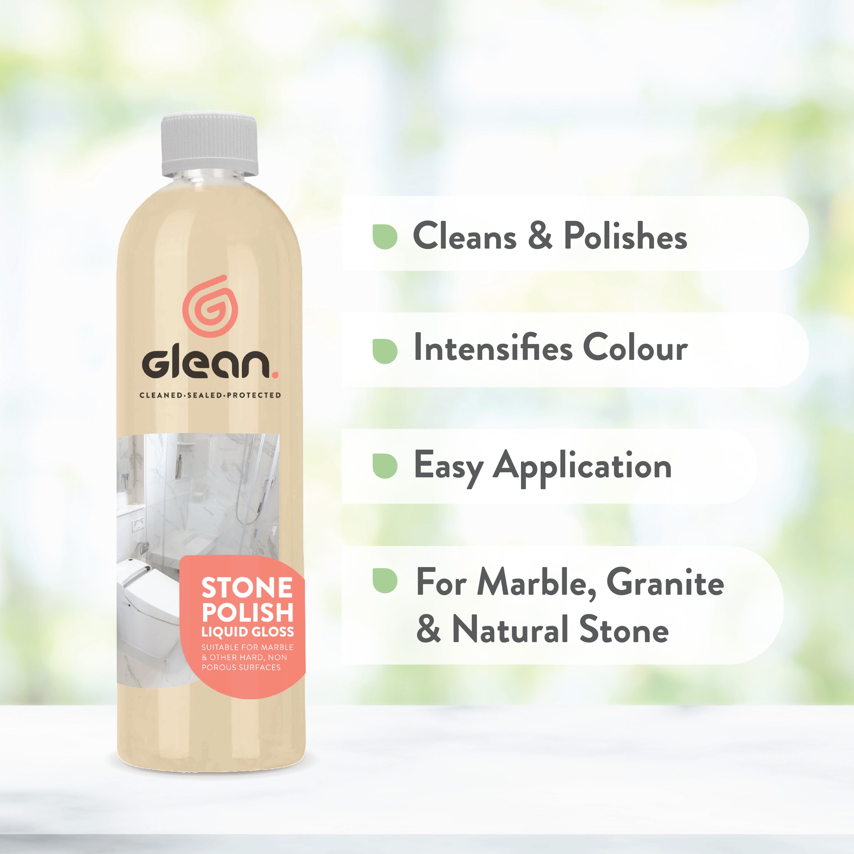 Stone Polish Liquid Gloss | Natural Stone, Marble & Granite Polish 500 ...